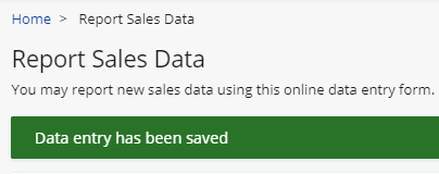 Report Data by Form Entry
